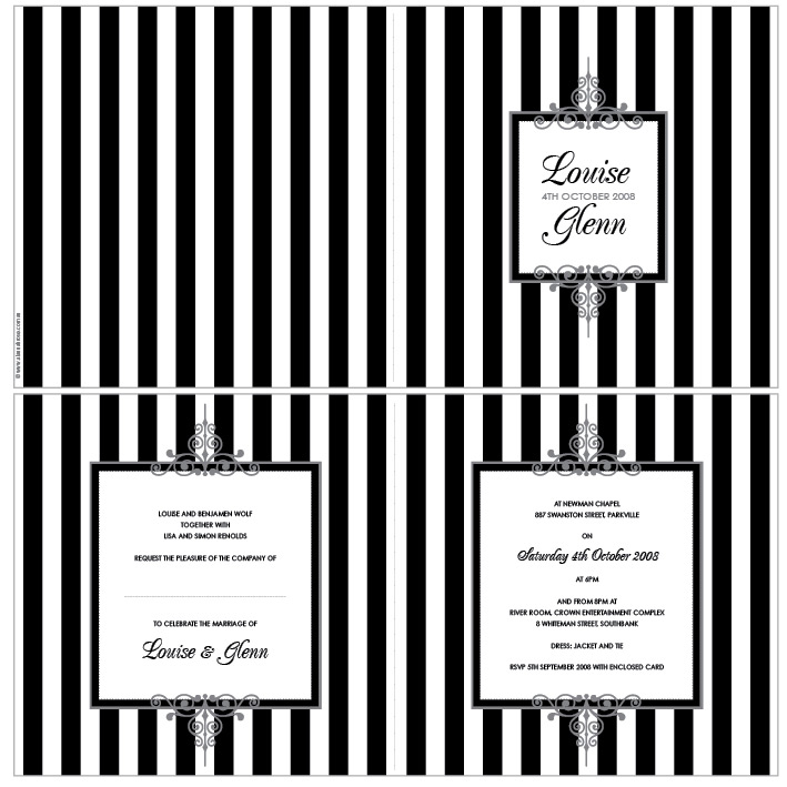 Le Boutique Wedding Invitation - Alannah Rose